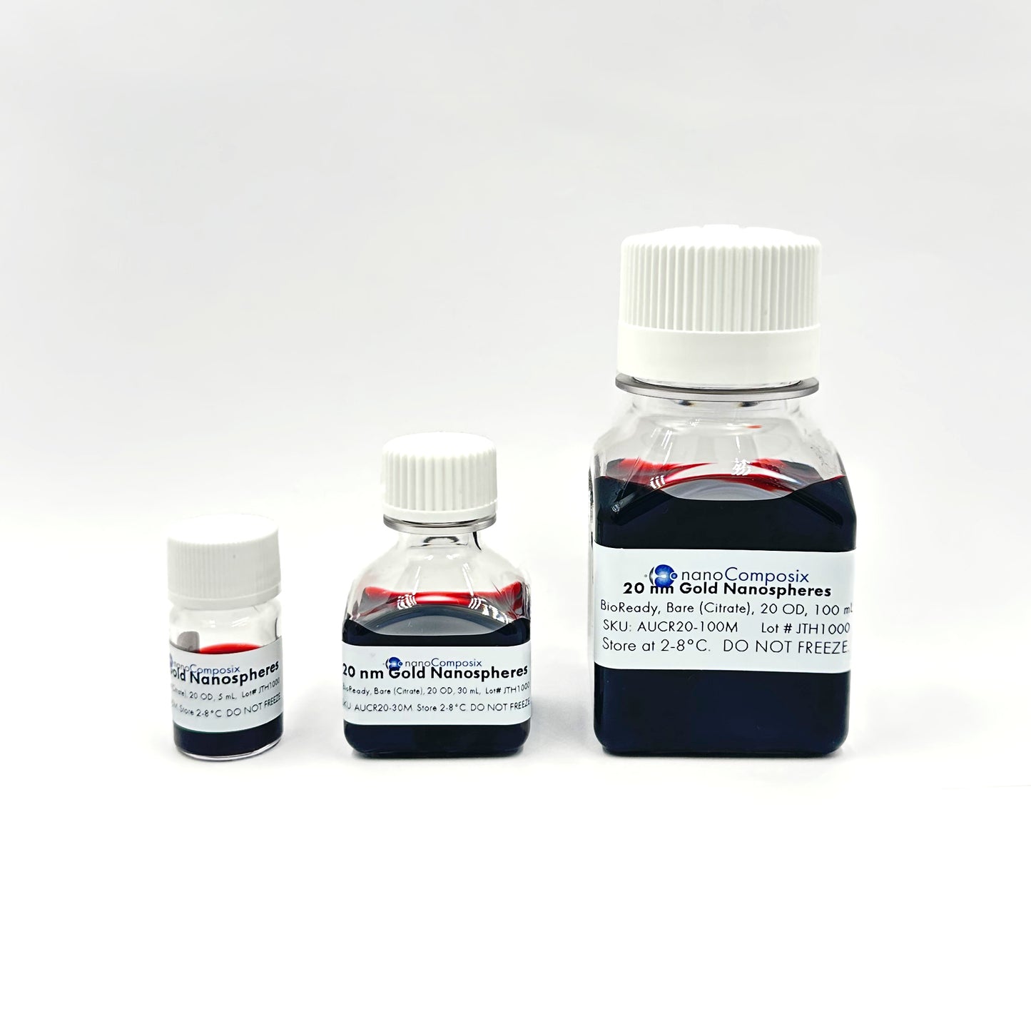 20 nm BioReady Gold Nanospheres for Passive Adsorption - nanoComposix